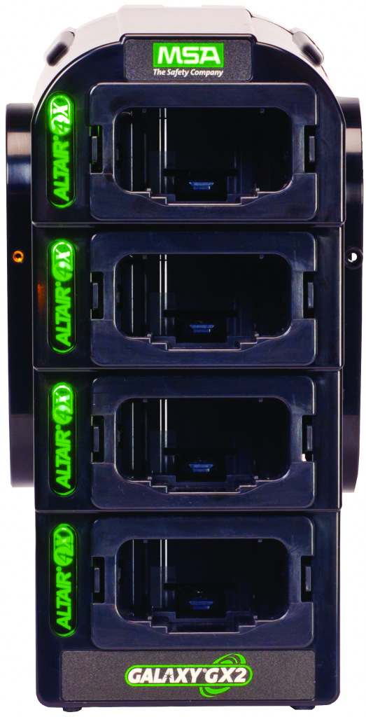 Galaxy GX2, Multi-unit Charger for MSA Altiar 4XR Gas Detector - IRP ...