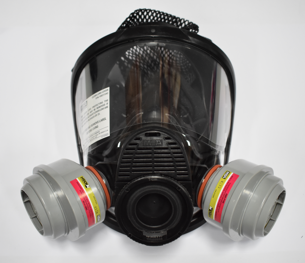 Respirator, MSA Advantage 4200 Full Face complete with nosecup and GME ...
