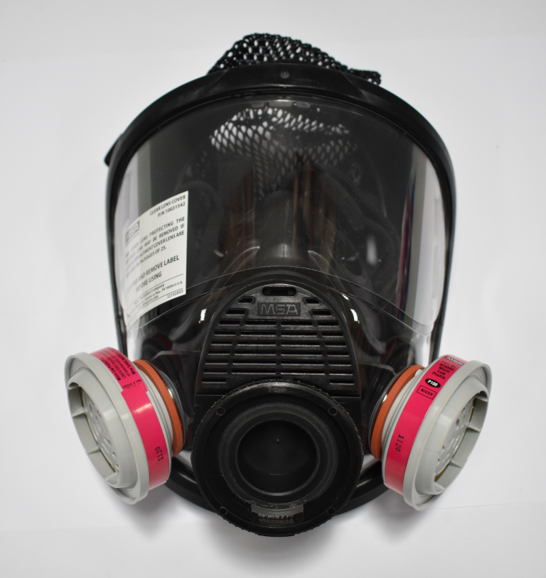Respirator, MSA Advantage 4200 Full Face complete with Nosecup and P100 ...