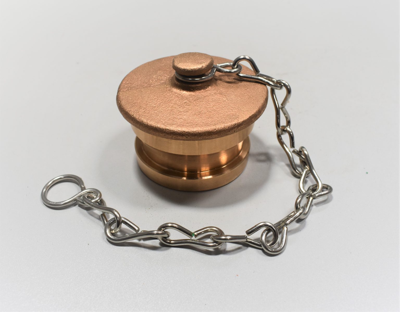 Plug, GM Hydrant 2.5" BI Type Male w/chain; Gunmetal - IRP Fire ...