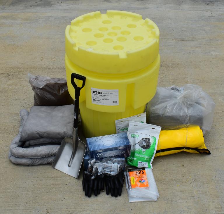 65 Gallon Universal Spill Kit C/W Pop Up Pool - IRP Fire & Safety Ltd.