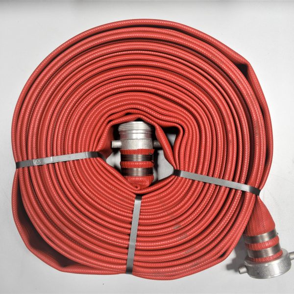 Hose, Fire 2.5" x 100' (NST) "Polydur" Red - IRP Fire & Safety