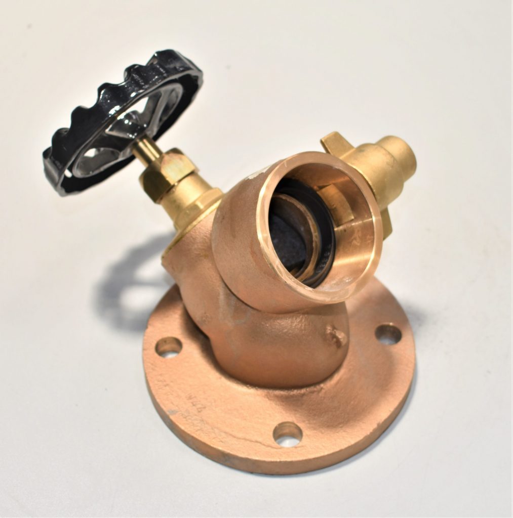 Valve, Globe Gun Metal 2.5" FF/FBI Hydrant Bib Nose Globe Valve to ...