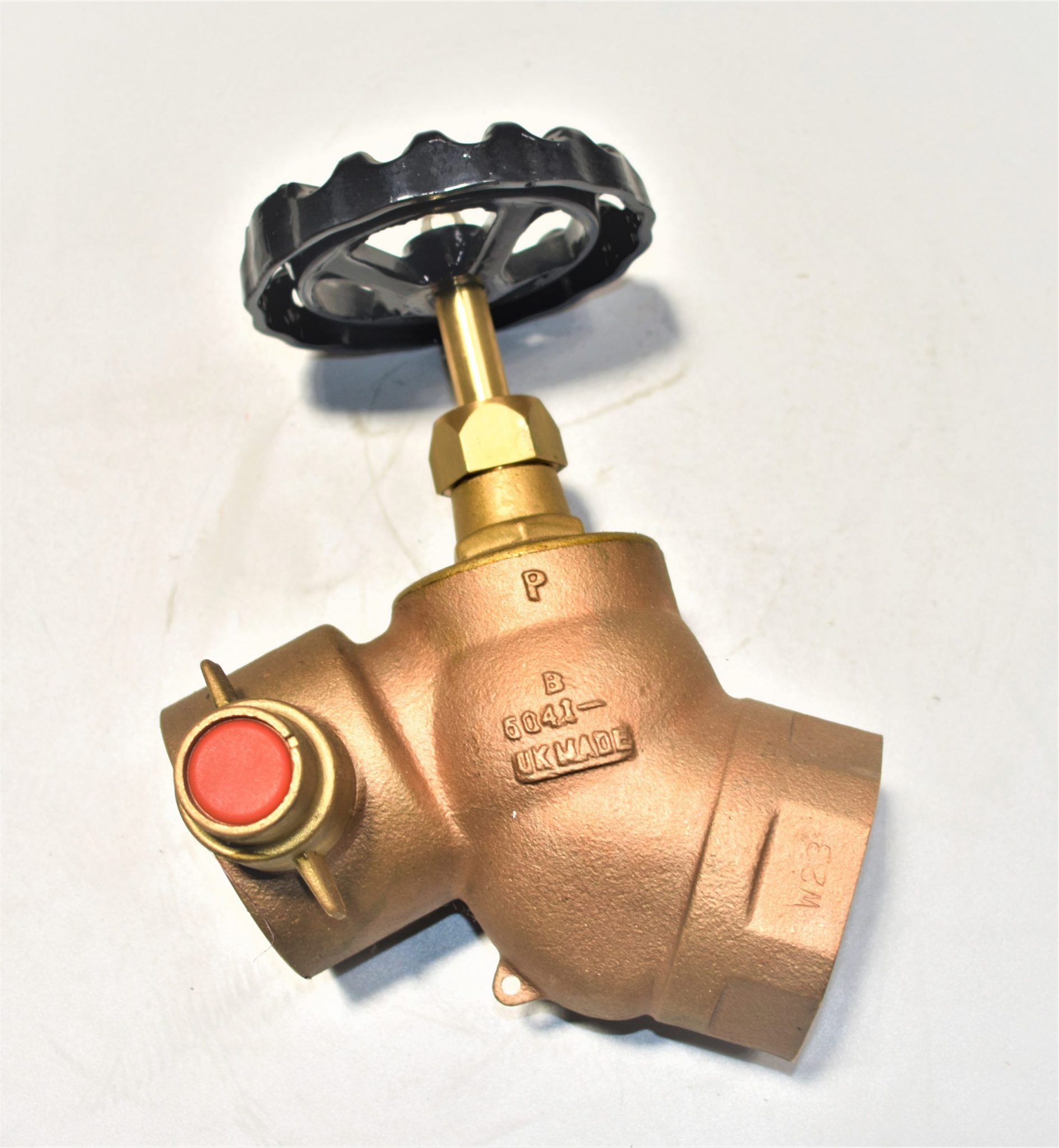 Valve, Globe Gun Metal 2.5" FNST/FBI Hydrant Bib Nose, BS5041 part 1 ...