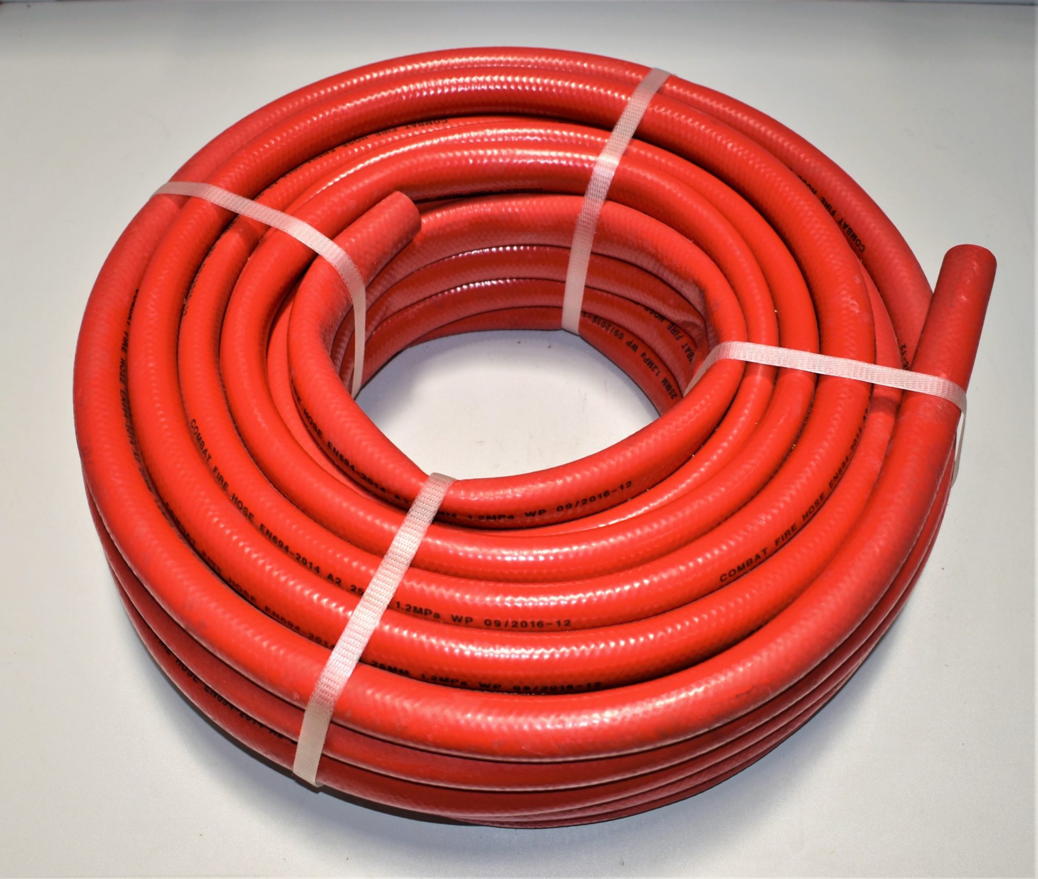 Hose, Fire 1.0" x 100' (30M) Red Thermoplastic for Hose Reels - IRP ...