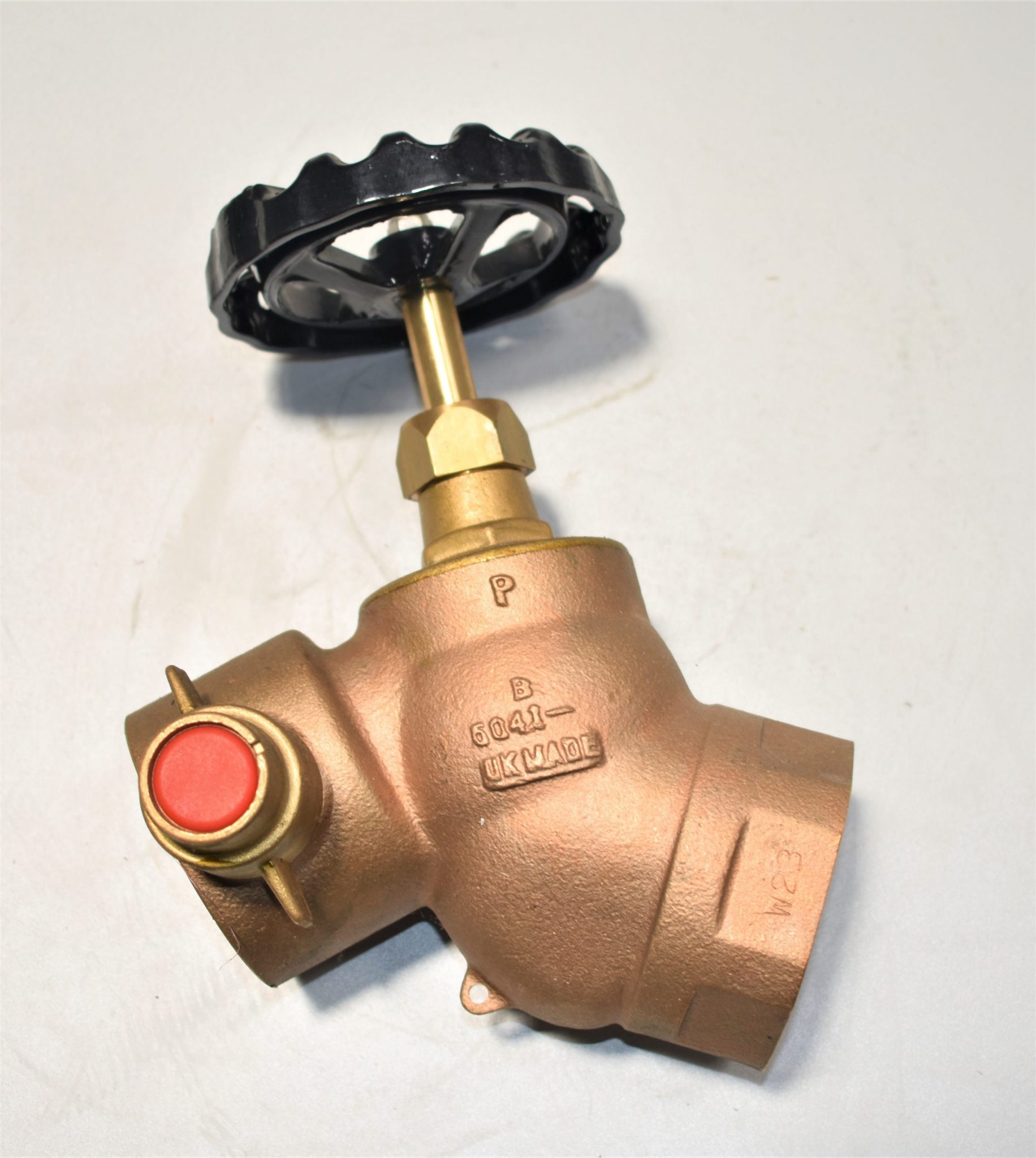 Valve, Globe 2.5" Gun Metal FNST/FBI Hydrant Bib Nose, BS5041 part 1 ...