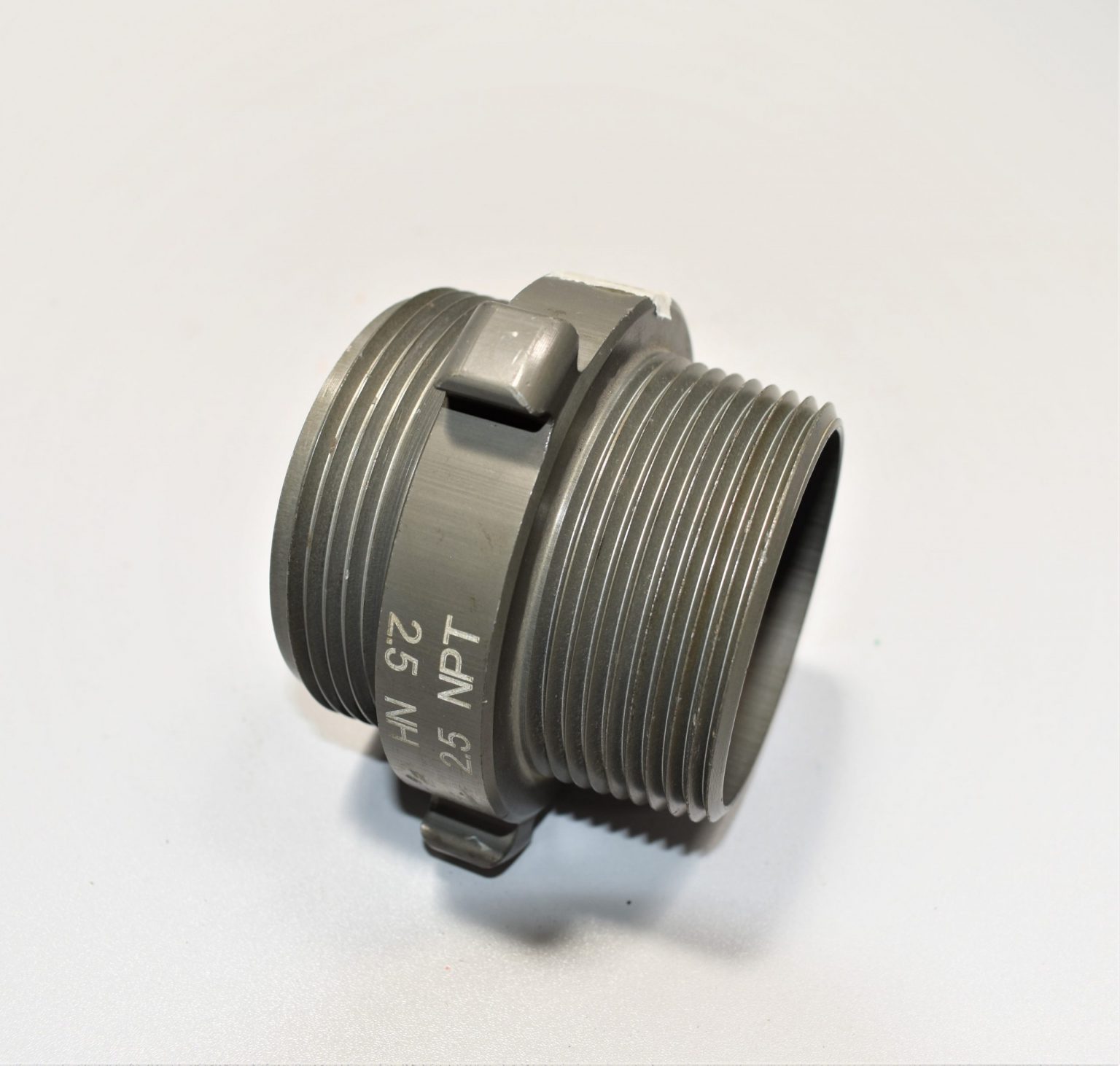 Adapter, M/M 2.5" MNST x 2.5" MNPT Rigid Rocker Lug Type 36R Threaded ...