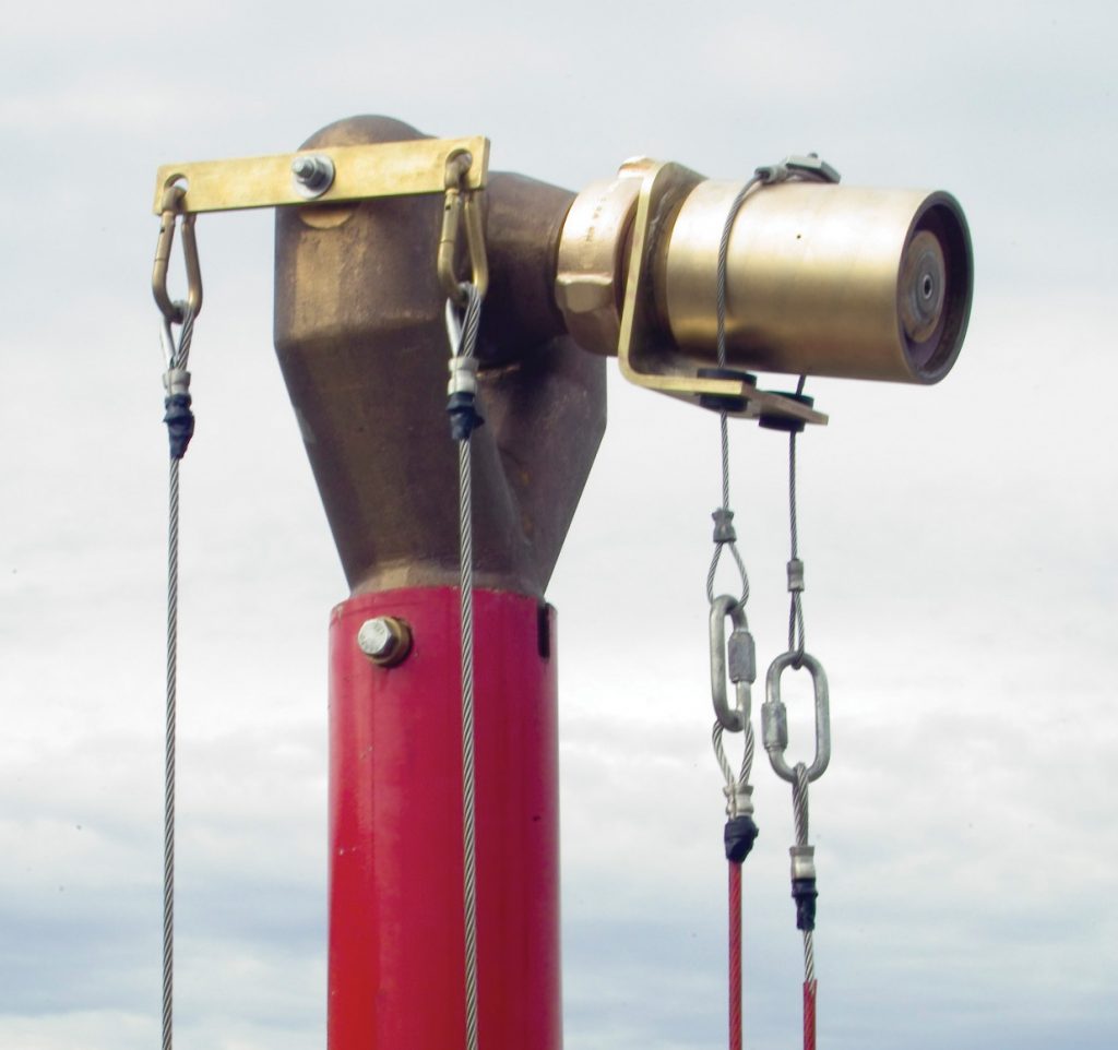 Monitor, 4" Manual Elevated, 20' (6M) Tower, w/ Nozzle and Cables - IRP ...