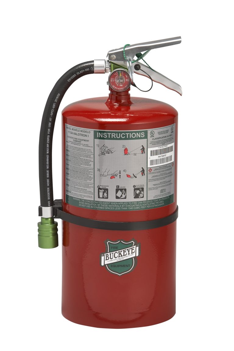 Extinguisher, 18lbs Halotron, Clean Agent - IRP Fire & Safety Ltd.