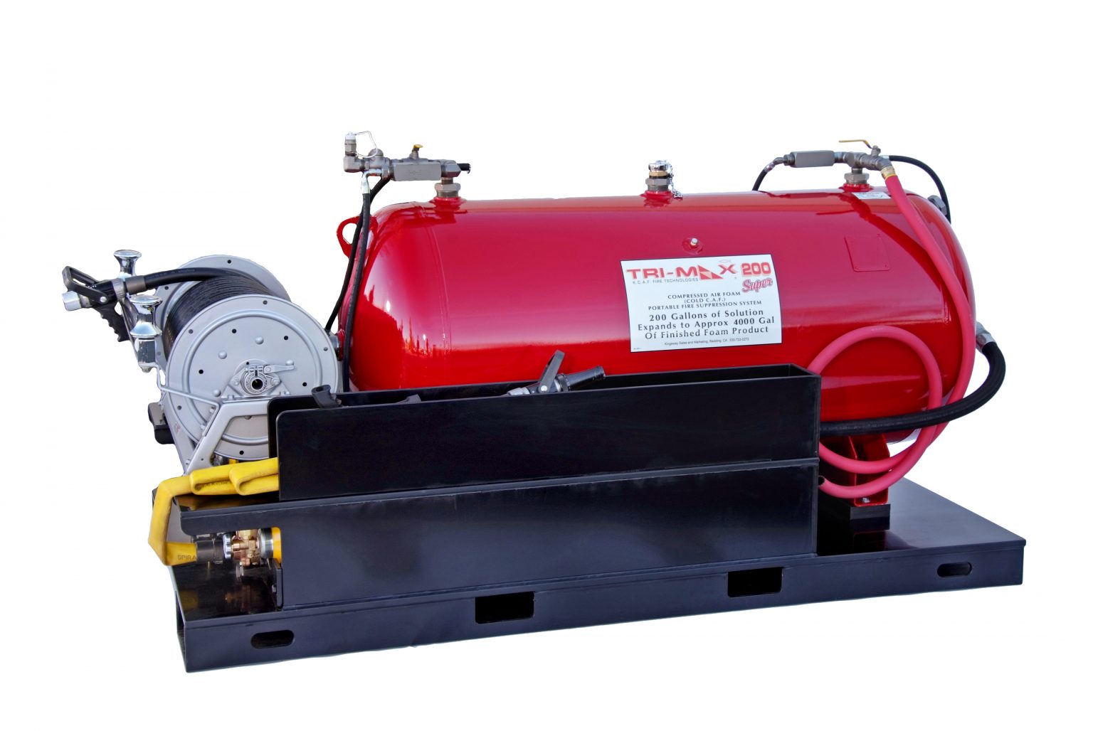 Foam Unit, TM200-SKID Portable, 200 Gal/Foam/ Water Capacity, - IRP ...