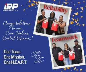 Core Values Contest Winners! - IRP Fire & Safety Ltd.