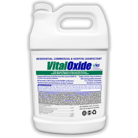 Vital Oxide Solution, 1 Gallon Bottle - IRP Fire & Safety Ltd.